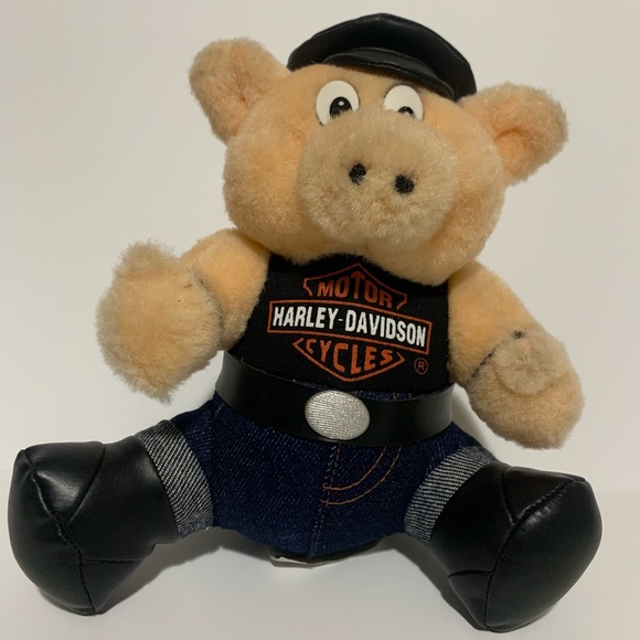 Harley-Davidson | Other | Vintage Harley Davidson Hog Plush | Poshmark
